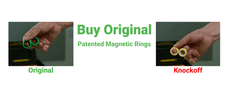 Fingears. The Only Original and Patented Magnetic Rings